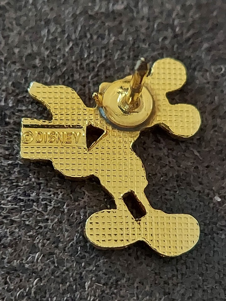 Mickey Mouse Film Director Clapper Board Theme Gold Tone Tie Tack Pin ...