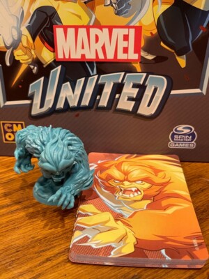 CMON MARVEL UNITED X-MEN Kickstarter Exclusive SASQUATCH Stretch Goal ...