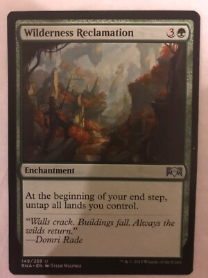 Wilderness Reclamation, Ravnica Allegiance NM Magic the Gathering MTG | eBay