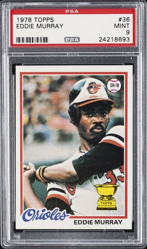 1978 TOPPS #36 EDDIE MURRAY ROOKIE RC PSA 9 | eBay