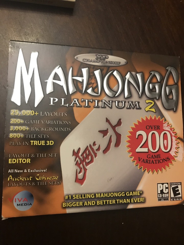 Lot of 5 Mah Jong PC CD-Rom | eBay
