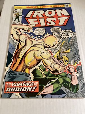 1976 Marvel IRON FIST Radion App #4 Comic Book VG (c7) | eBay