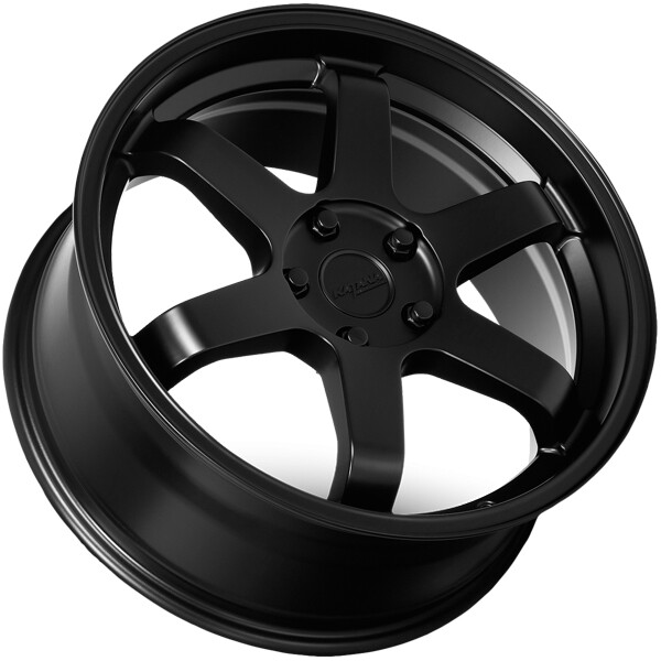 (Set of 4) Katana Racing KR08 18x8 5x4.5" +40mm Matte Black Wheels Rims ...