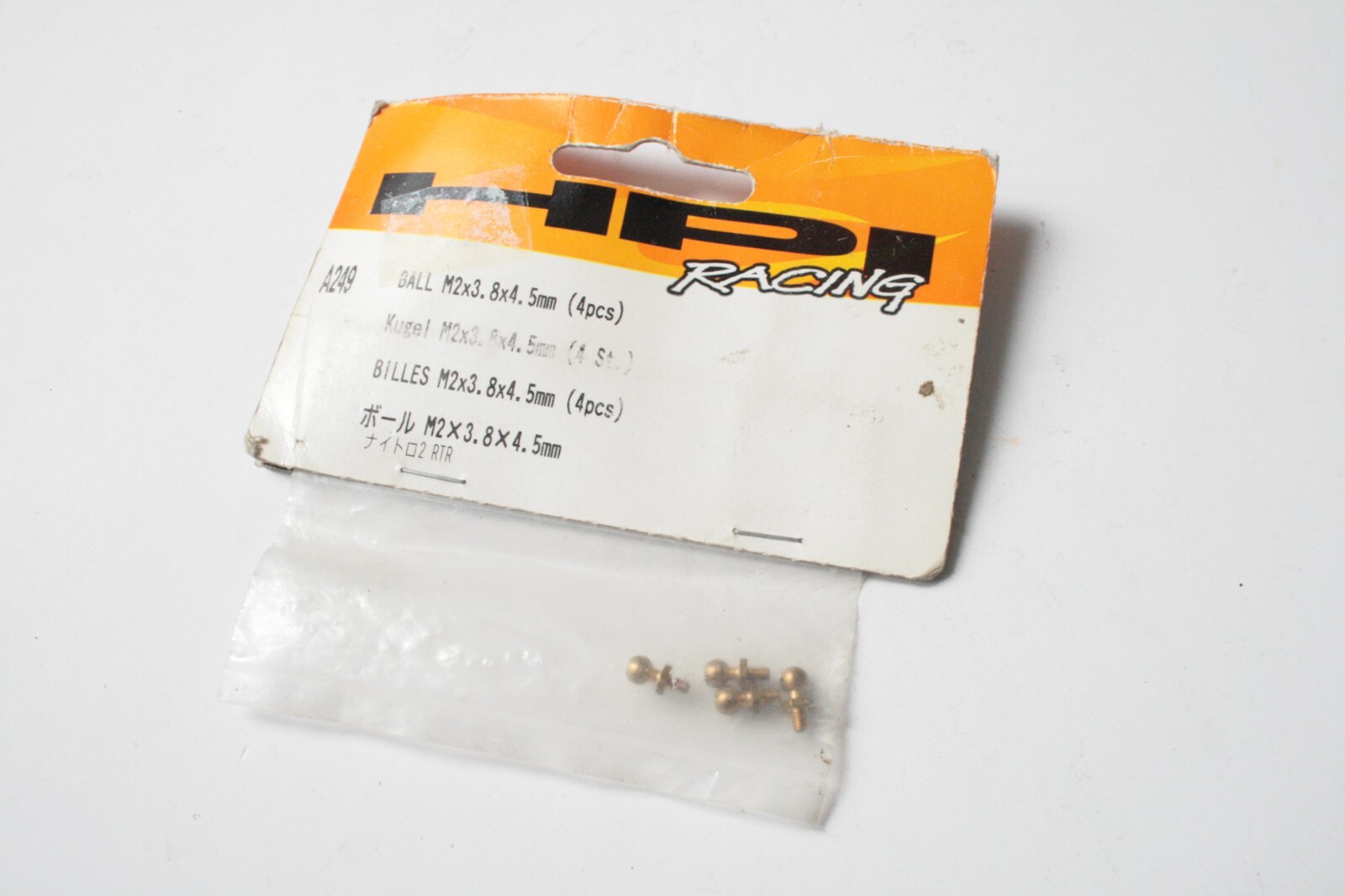 HPI Ball Studs M2x3.8x4.5mm (4pcs) - A249 | eBay