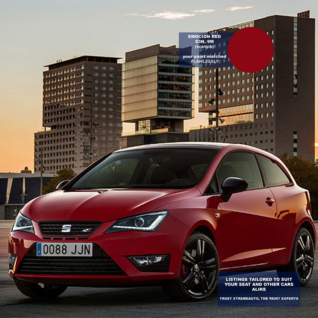 Touch Up Paint For Seat Ibiza St Desire Red 0X1 L0X1 Stone Chip Brush ...