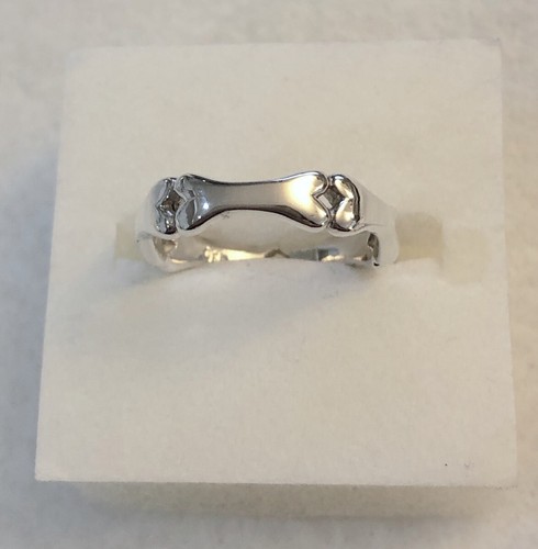 Wildthings Sterling Silver Dog Bone Ring Sizes 5-6-7-8-9 | eBay