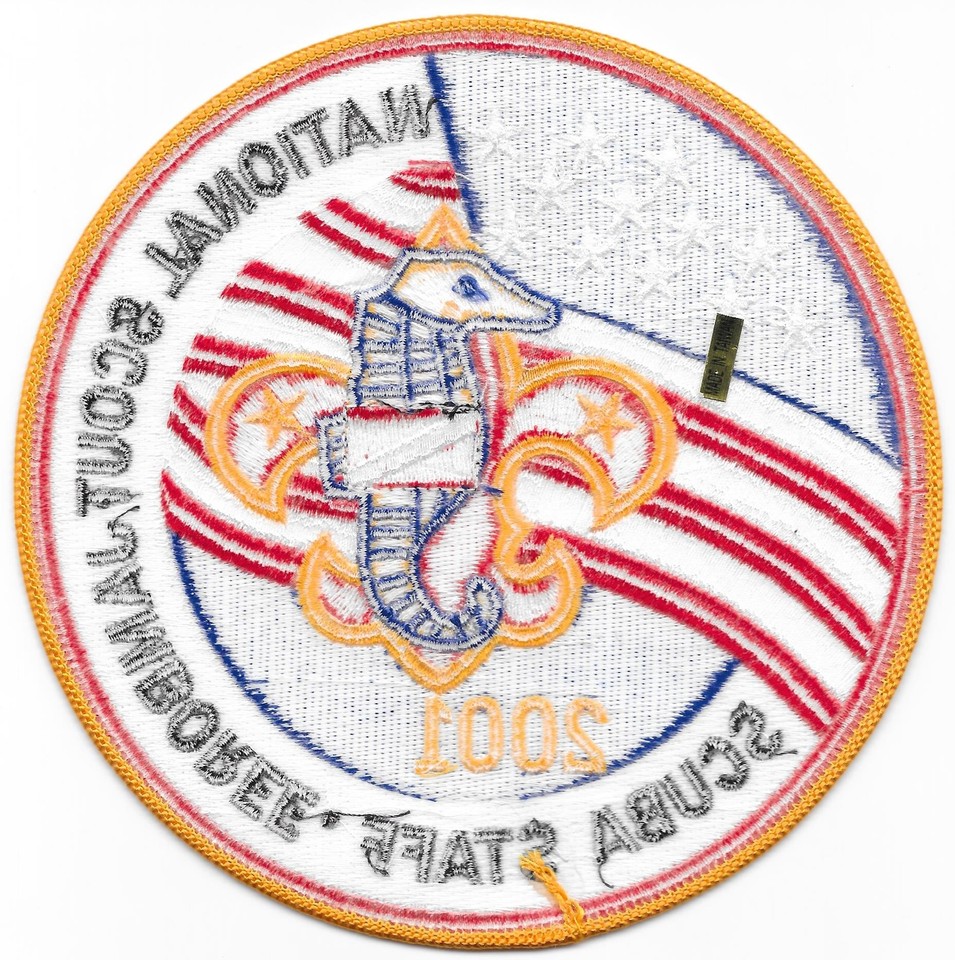 Scuba Staff Jacket Patch 2001 National Jamboree Boy Scouts BP | eBay