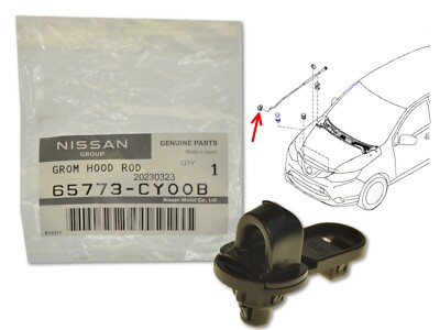 Clip Hood Rod Support 65773-CY00B OE for Nissan Qashqai | eBay