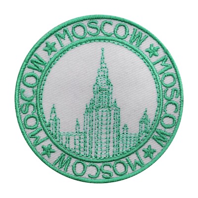Traveler Stamp Patch, Moscow Patch Embroidered Iron on Patch 7cm | eBay