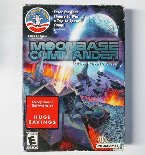 new MoonBase Commander PC IBM WIN 98 2000 Me XP Star Moon Base Space ...