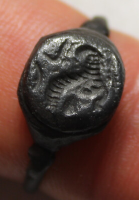 Rare Original Ancient Roman Royal soldiers seal Ring artifact ...