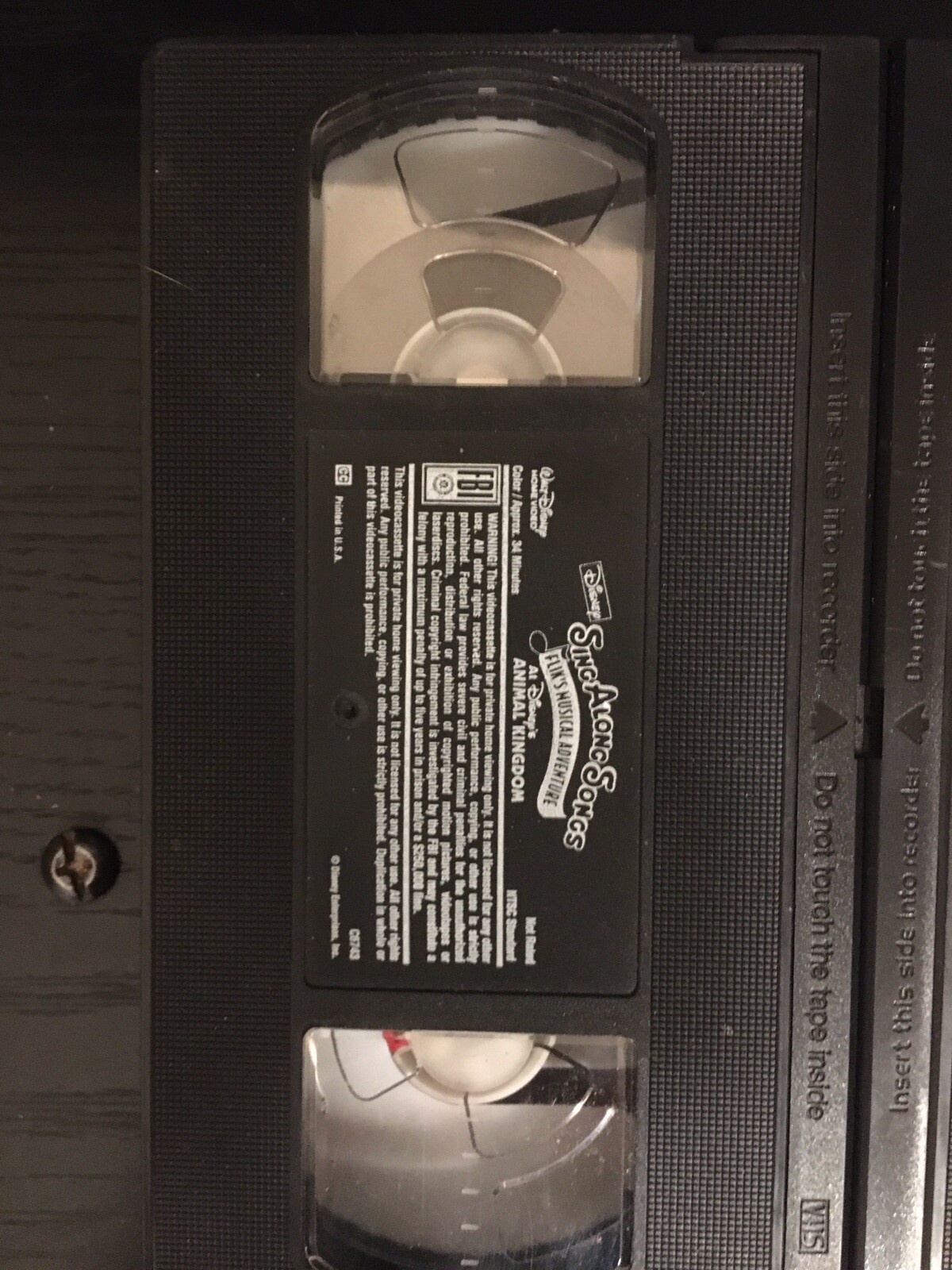 VHS Disney's Sing Along Songs Flik's Musical Adventure Friend like me ...