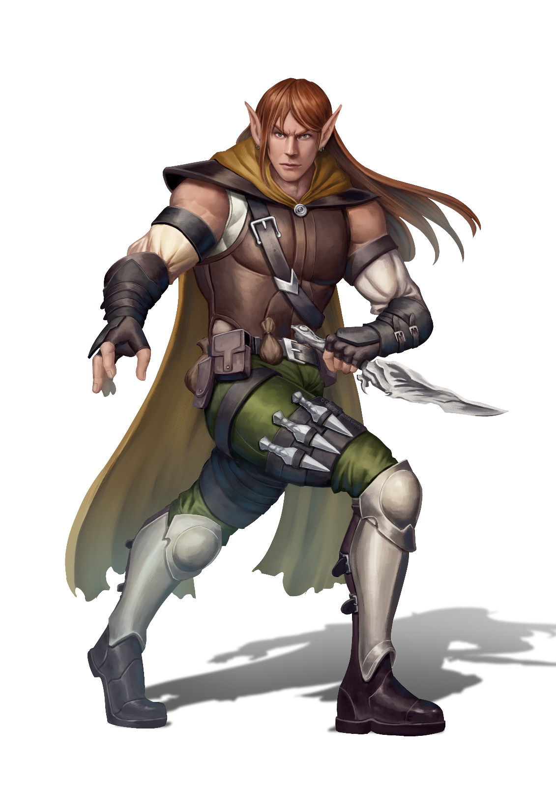 Male Elf Rogue - Fantasy Series 1 - Blacklist Miniatures | eBay