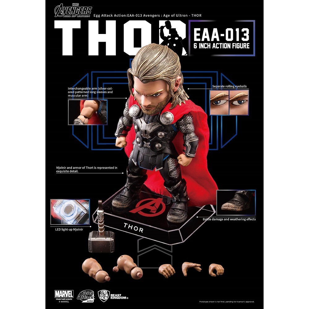 (KID102787)EAA-013 Thor Egg Attack Action Avengers: Age Of Ultron | eBay