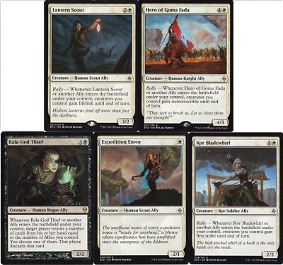 Ally Black White Deck - Lantern Scout - MTG Magic Gathering - 60 cards ...