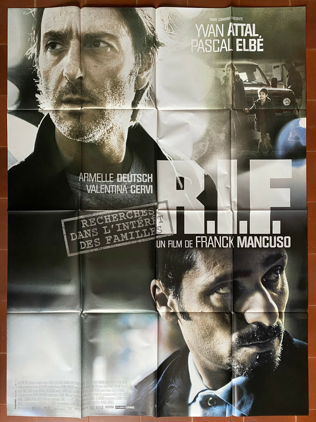 RIF Poster Franck MANCUSO Yvan ATTAL Pascal ELBE Agnes BLANCHOT ...