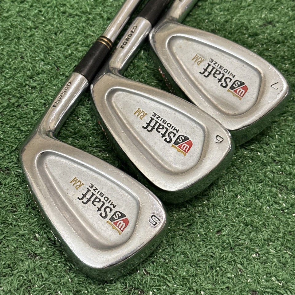 Wilson Staff RM Midsize Forged Irons Set 1-PW, Stiff Flex Steel, Right ...