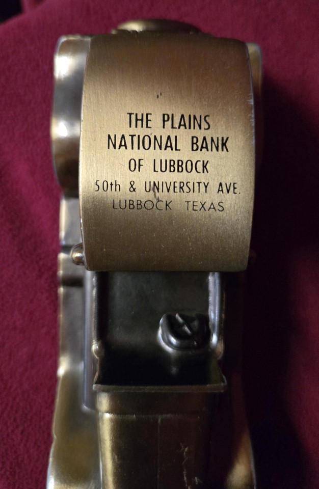 Lincoln Brougham 1974 Collectible Bank Car, Plains National Lubbock Tx ...