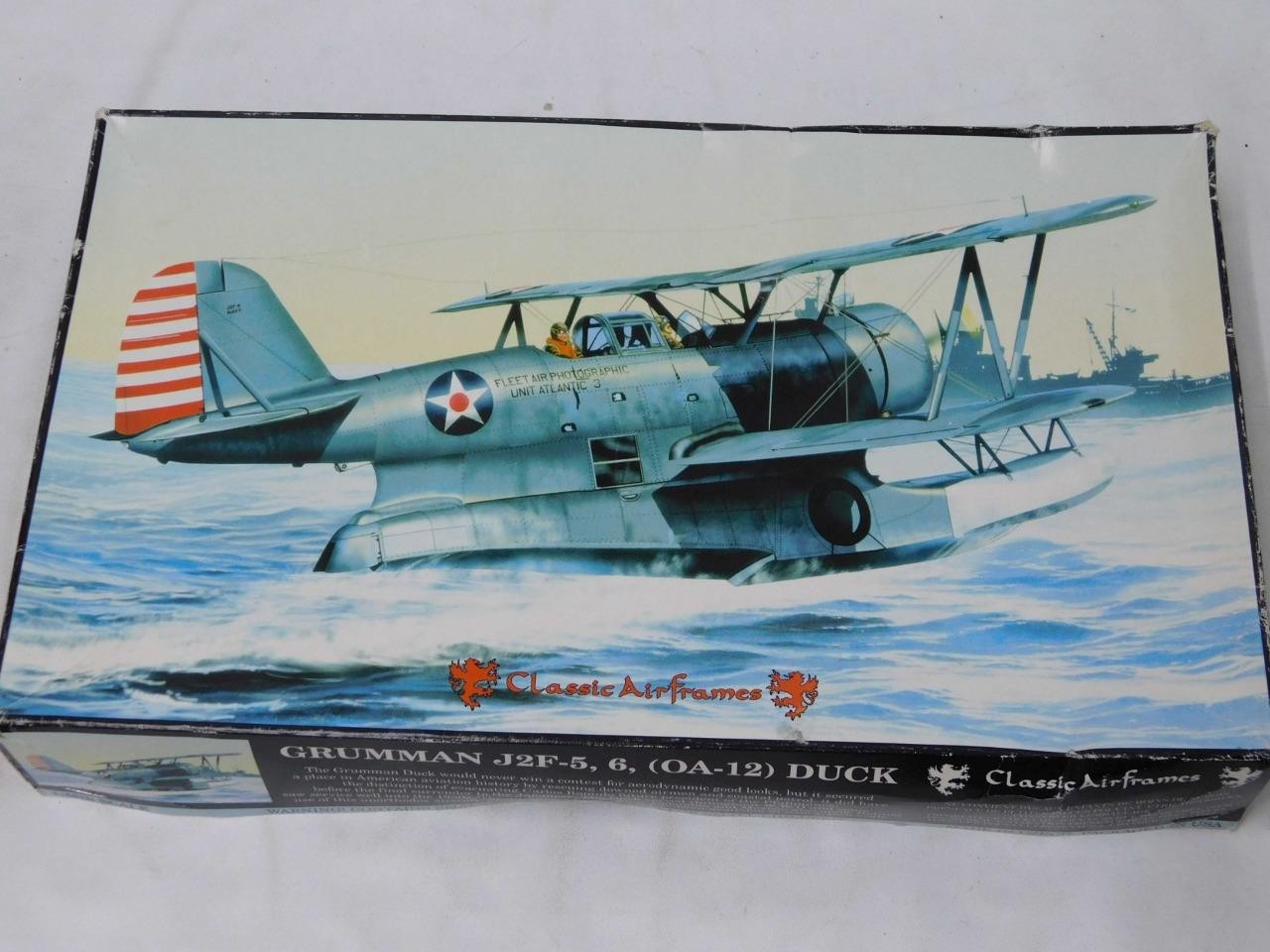 1/48 Classic Airframes Grumman J2F-5/6 OA-12 DUCK Float Plane Plastic ...