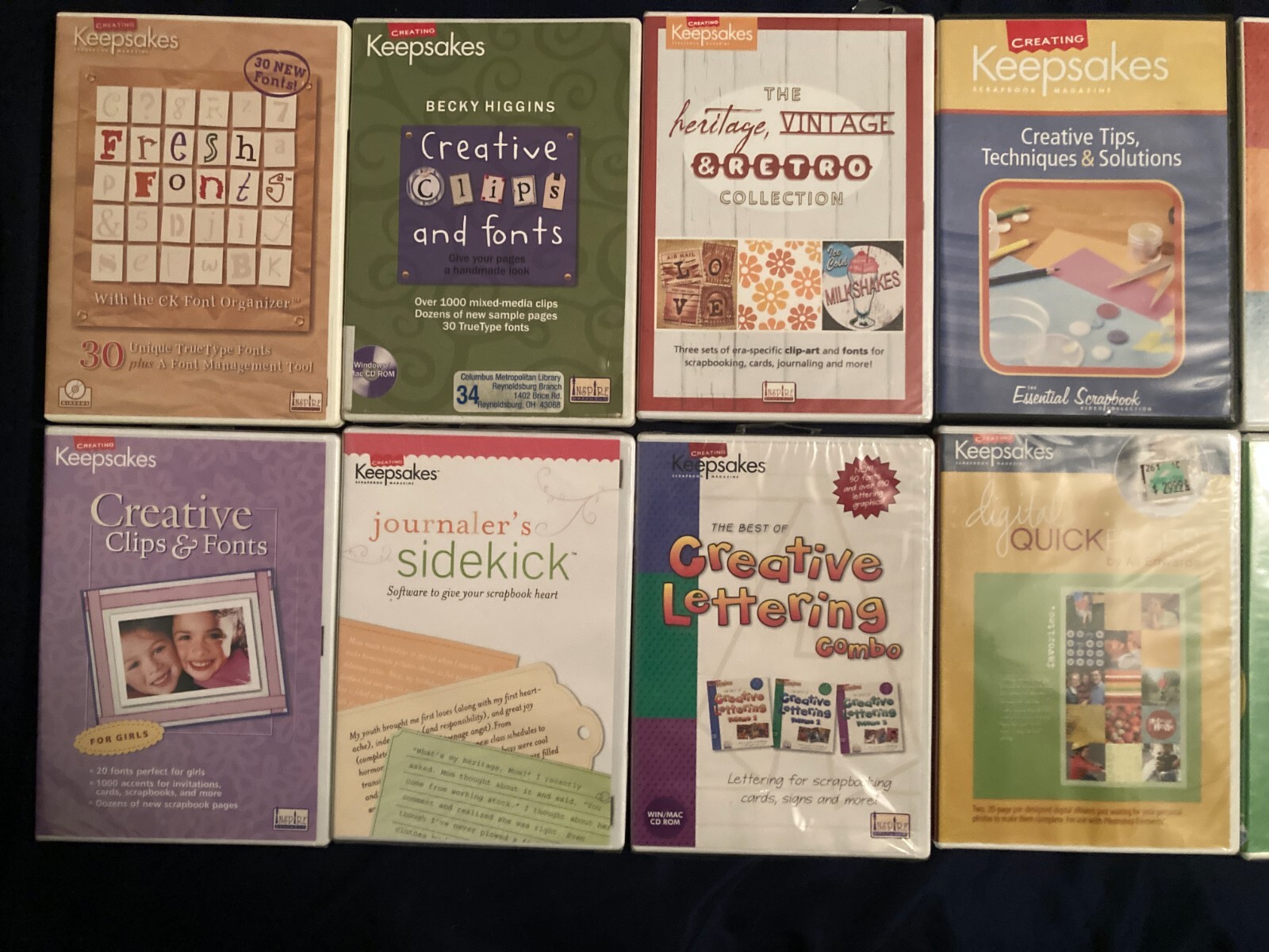 Lot of 15 Digital Scrapbooking PC programs Creating Keepsakes and ...