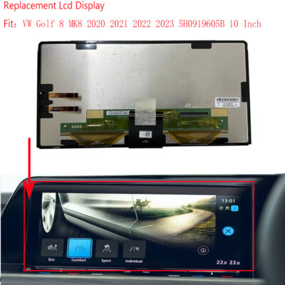 5H0919605B REPLACEMENT LCD Display Touch screen VW Discover PRO GOLF 8 ...