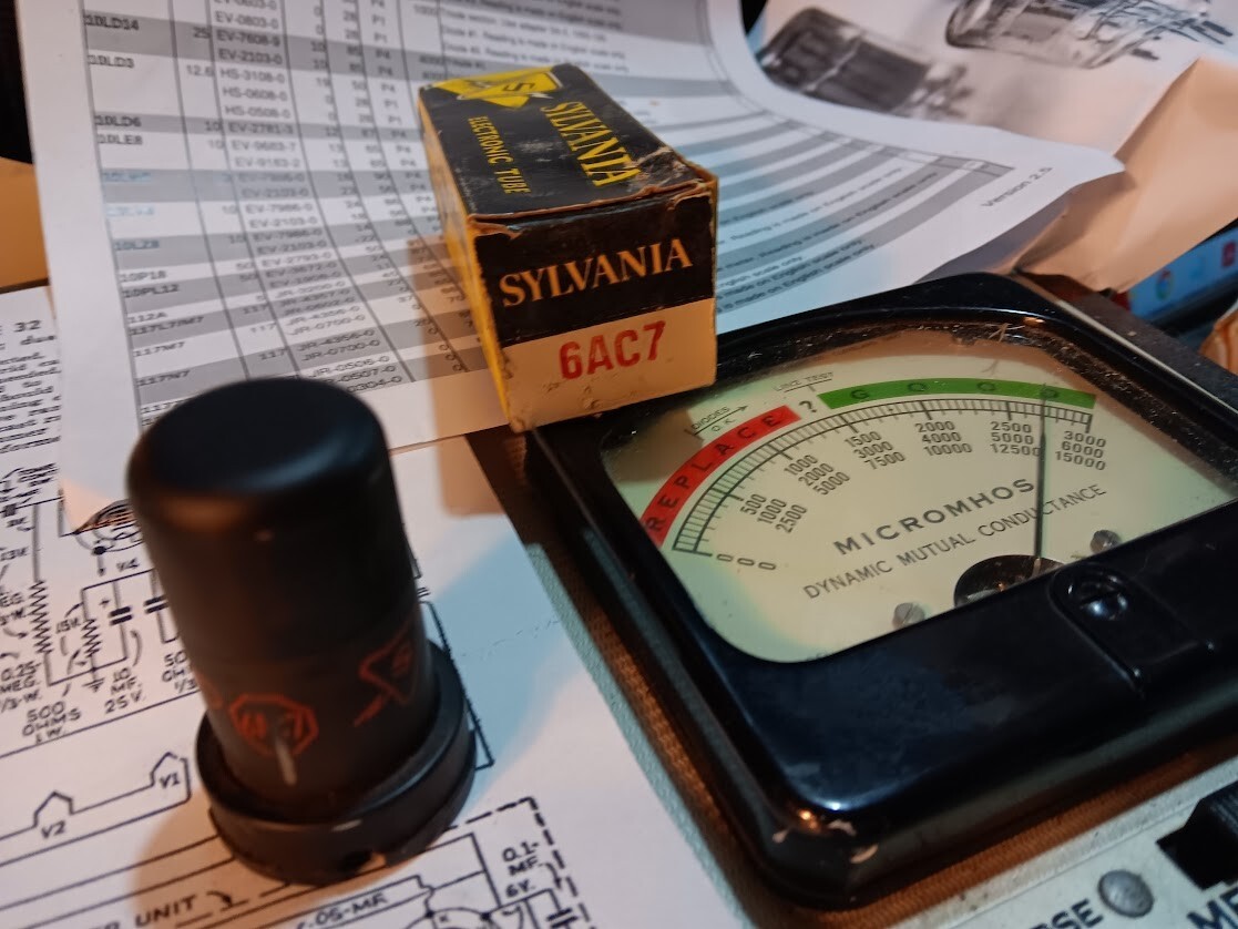 Vintage Sylvania 6AC7 6AC7A Vacuum Tube NIB NOS *TESTED* | eBay