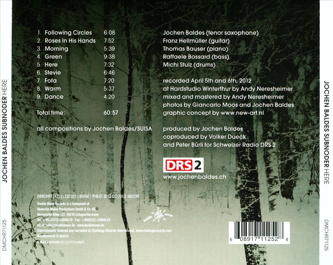 JOCHEN-SUBNODER BALDES HERE NEW CD 608917112528 | eBay