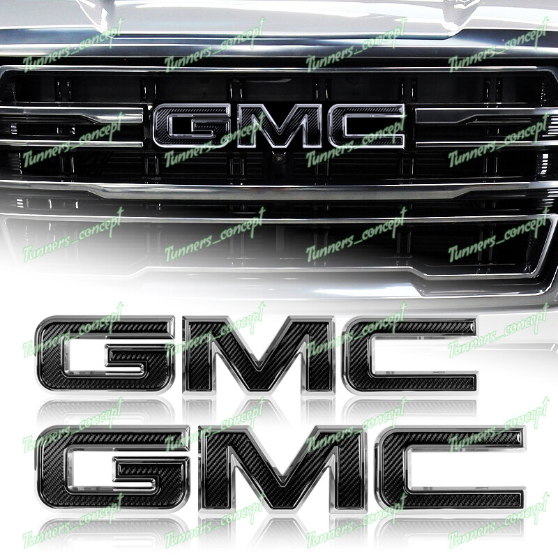 Carbon Fiber Gmc Emblem