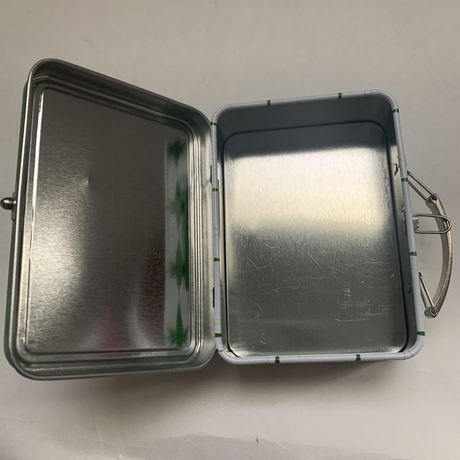 Mini Sprite Coca Cola Tin Lunch Box Green Starburst Display | eBay