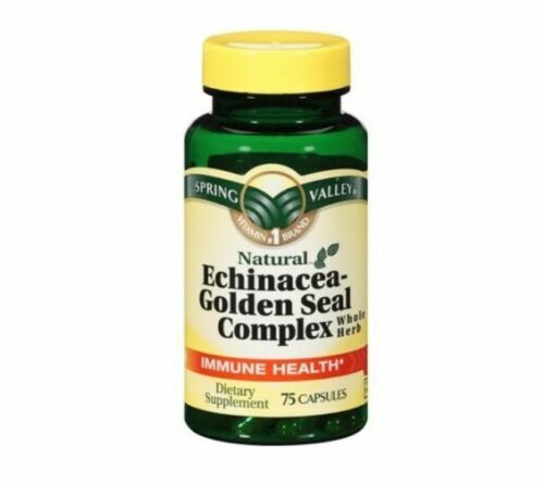2pk Spring Valley Echinacea Goldenseal Blend 900 MG 75 Capsules for ...