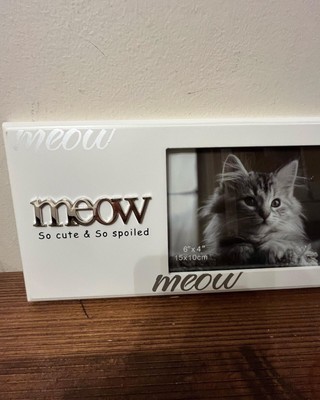 Meow/woof Picture Frames Photo Frames Standing Gift Present size 15 ...