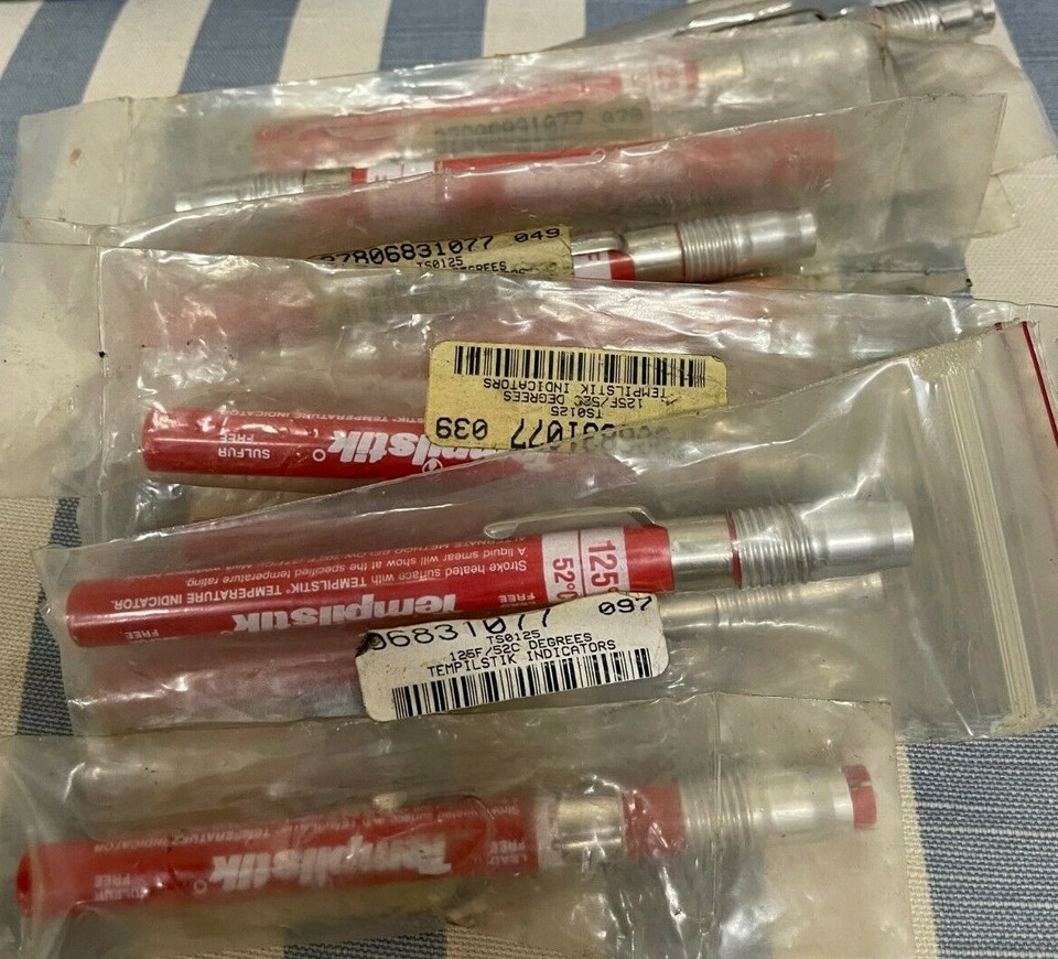 Tempilstik 125 F degree temperature indicating welding crayon marker 52 ...