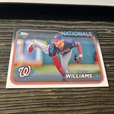 2024 Topps Update US-177 Trevor Williams Washington Nationals | eBay