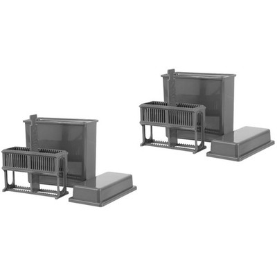 2 Sets Slide Storage Rack Child Slides Staining Jar and Microscope ...
