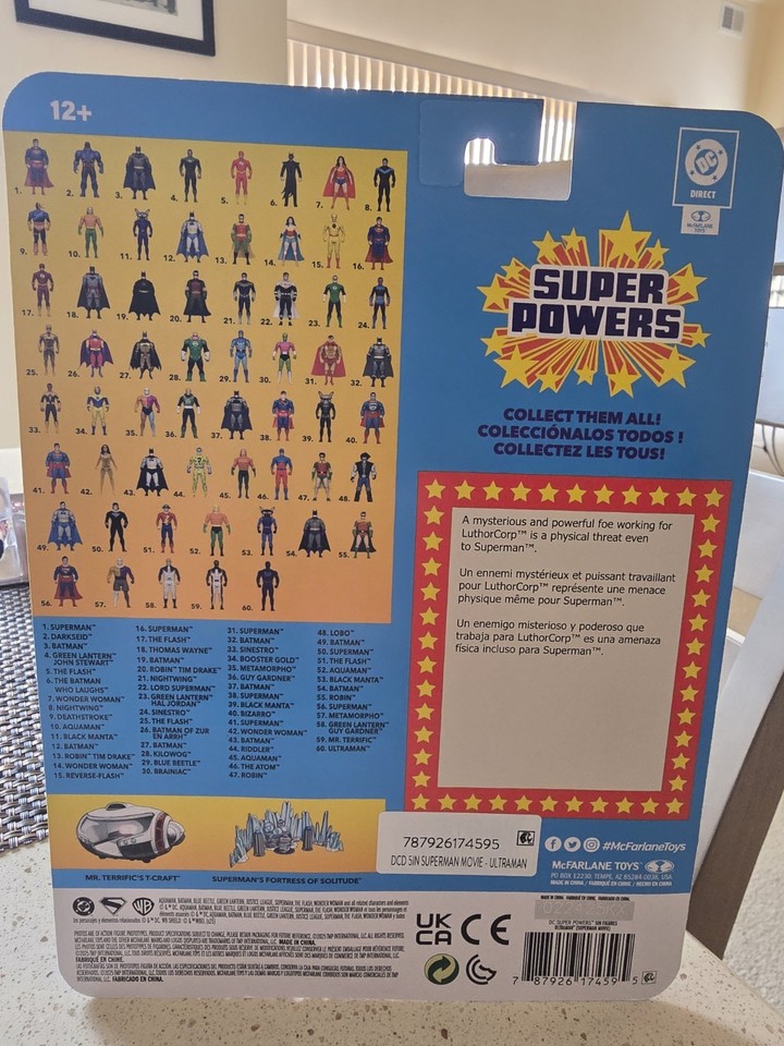 McFarlane Toys DC Super Powers Superman Movie 2025 ULTRAMAN 4.5" Figure ...