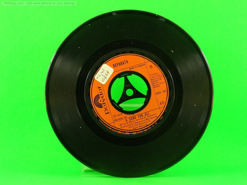 REPARATA SHOES (130) 2 Track 7" Single along with Plain Paper Sleeve ...