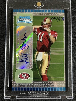 2005 Bowman Chrome #222 Alex Smith Rookie Auto /199 RC 49ers | eBay