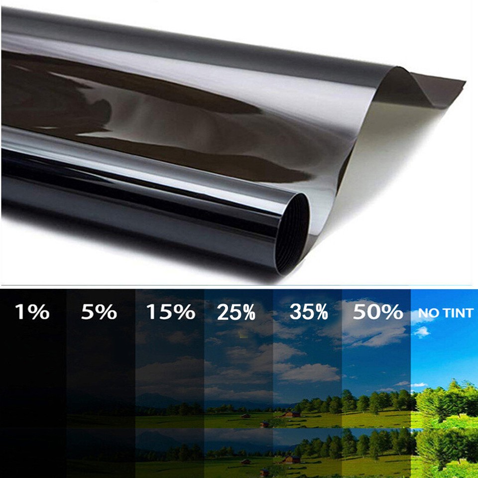 6M CAR WINDOW TINT AUTO TINTING FILM LIMO BLACK DARK MEDIUM LIGHT ULTRA ...
