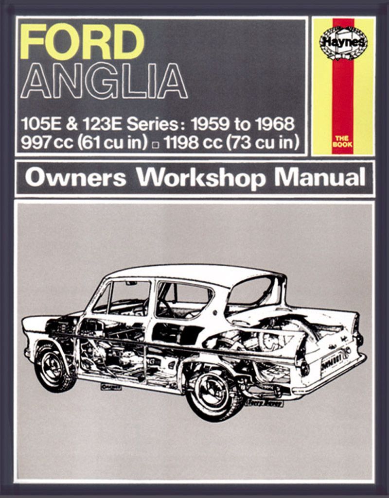 Anglia 59-68 classic reprint Revue technique Haynes FORD Anglais Etat ...