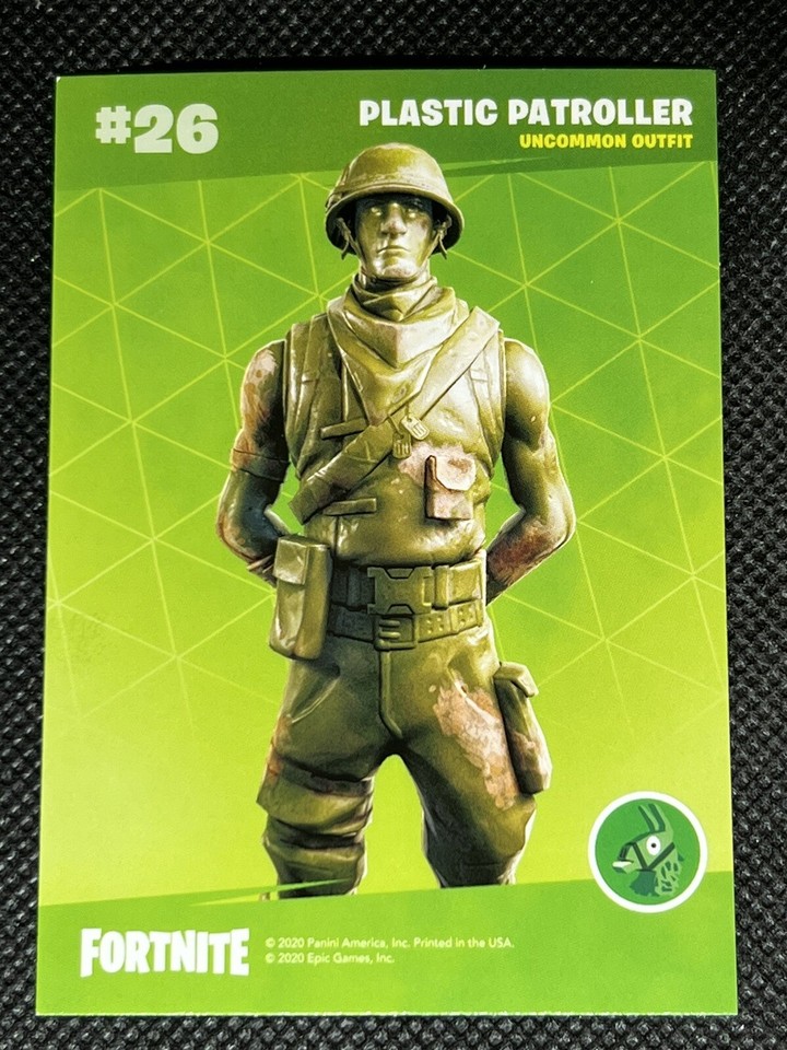 2020 Panini Fortnite Series 2 PLASTIC PATROLLER #26 UNCOMMON OUTFIT | eBay