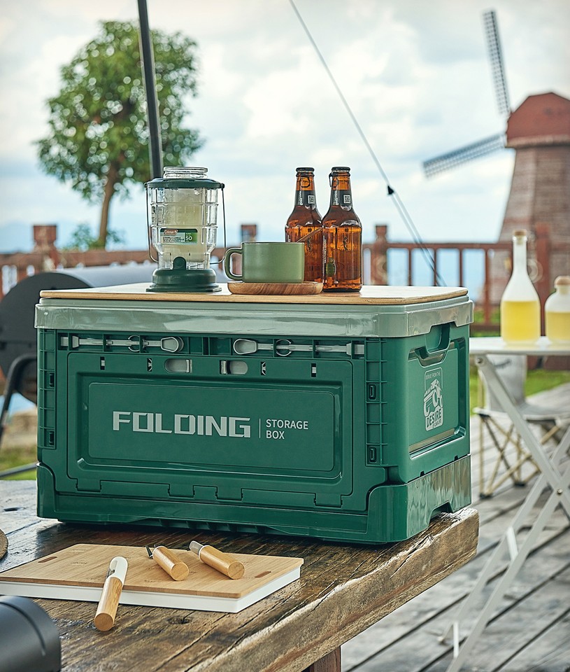 3W 50.5L Folding Storage Box Outdoor Camping Organizer Car Trunk ...