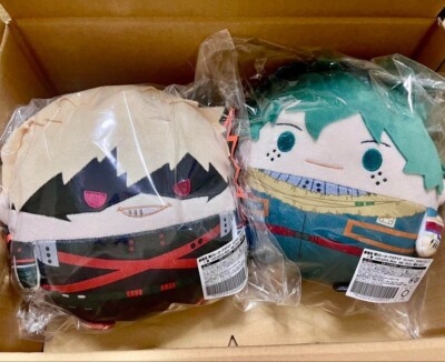 NEW My Hero Academia Kujimate Fuwakororin Deku Katsuki Bakugo 20cm set MHA | eBay