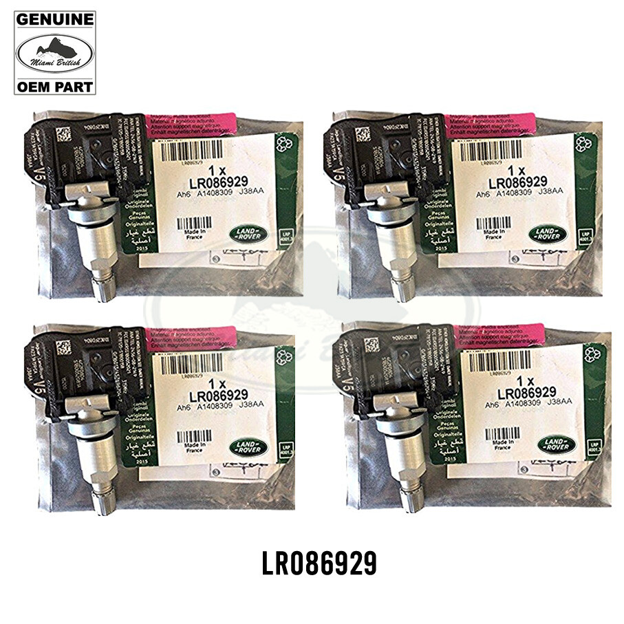 LAND ROVER TIRE PRESSURE MONITOR SENSOR x4 RANGE LR3 RR SPORT LR086929 ...