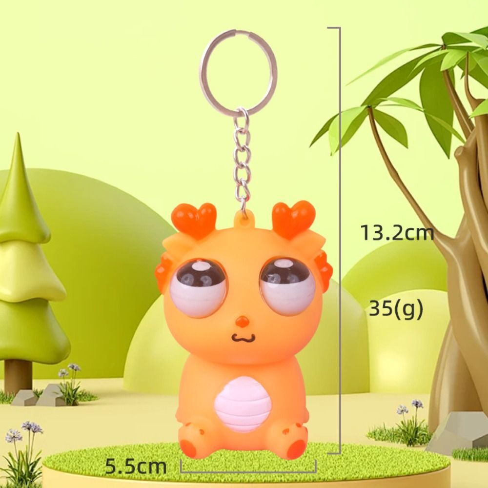 Creative Eye Popping Worm Keychain Big Eyeball Key Pendant All | eBay