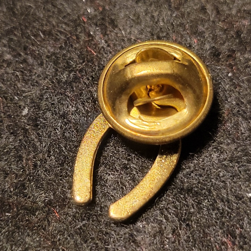 Wishbone gold tone wish bone Lapel Badge Hat Vest Pin Thanksgiving | eBay