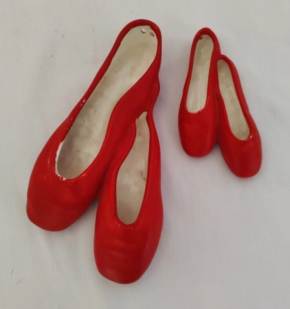 Red Pointe Shoes