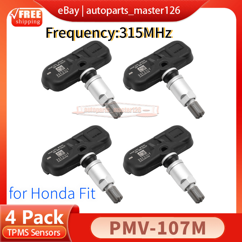 SET OF 4 TPMS SENSOR For 2008-2012 HONDA ACCORD TIRE PRESSURE SENSORS PMV-107M | eBay