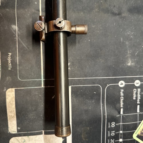 Wollensak Brass Tube 4x Power Rifle Scope 3/4" Target Scope Duplex w ...