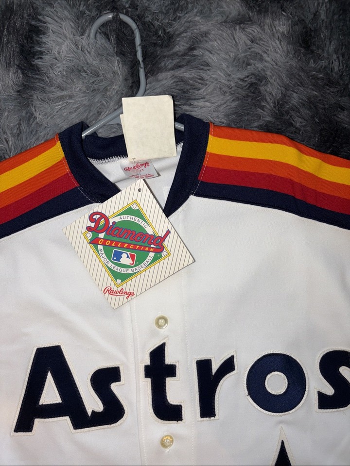 Nolan Ryan Signed Houston Astros Rawlings Diamond Collection Jersey ...