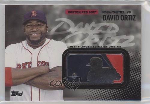 2015 Topps MLB Silhouetted Batter Logo Pin Manufactured Relic David ...